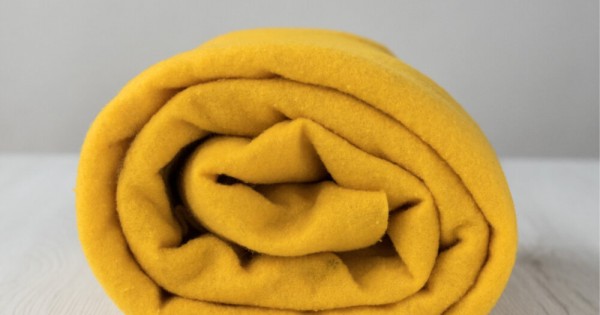 Extra Fine Wool Prefelt- Yolk Yellow
